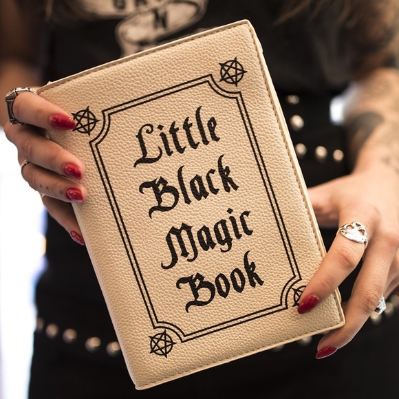 Unbranded | Bags | Little Black Magic Book Purse | Poshmark